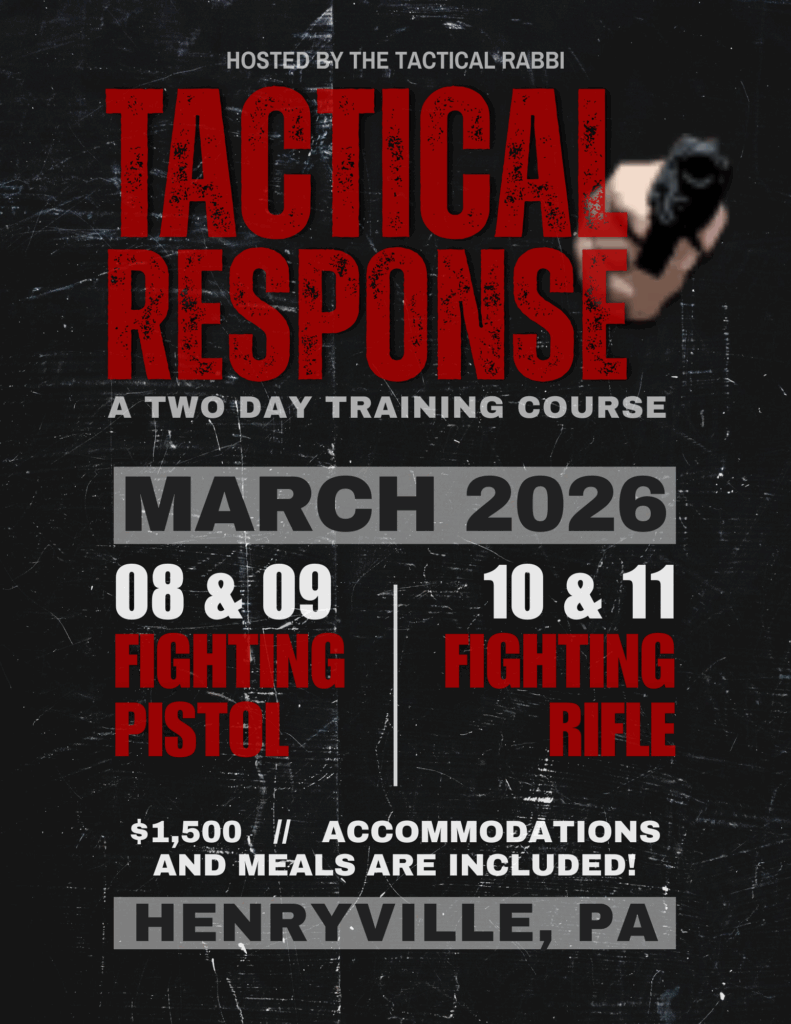 Tactical Response Event - The Tactical Rabbi